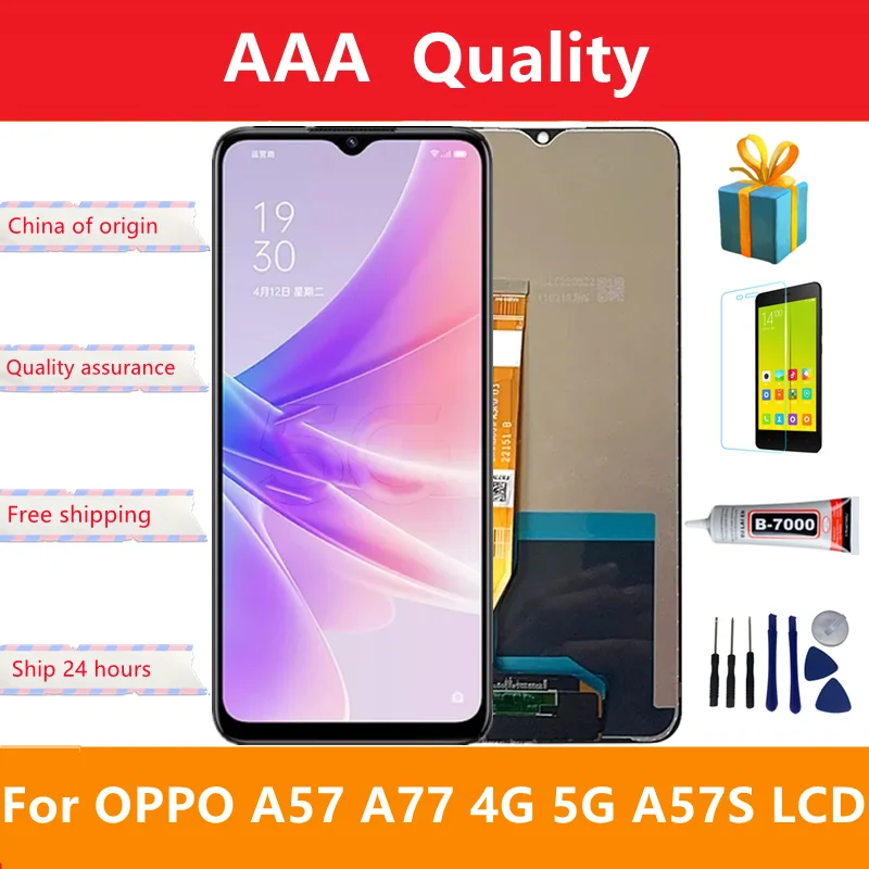 Original-For-Oppo-A57-A77-4G-CPH2387-2385-LCD-A57S-Display-Screen-Touch ...