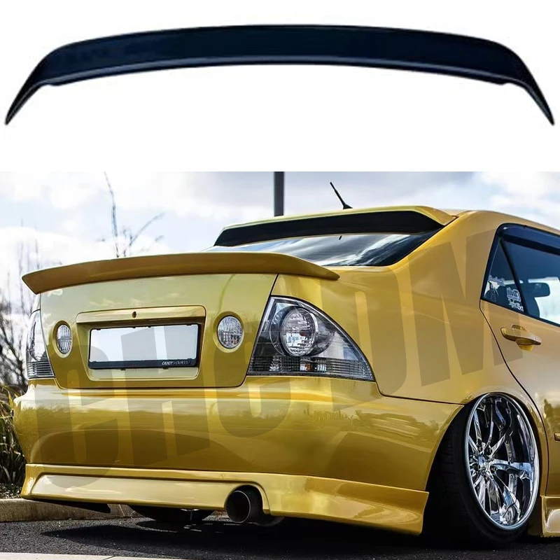 IS200-Modified-TRD-Style-Black-Real-Carbon-Fiber-Rear-Trunk-Luggage ...