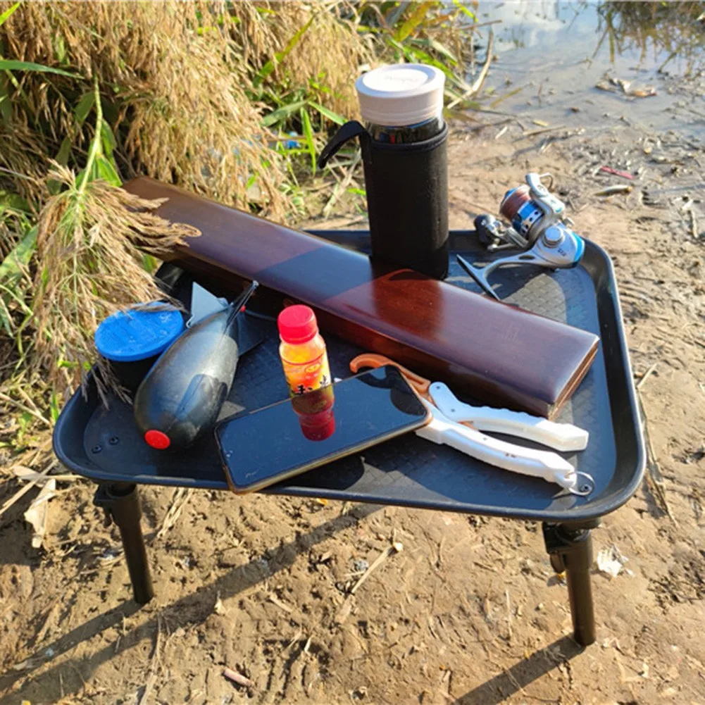 Lightweight Fishing Table Outdoor Camping Table Extendable Legs Bait ...