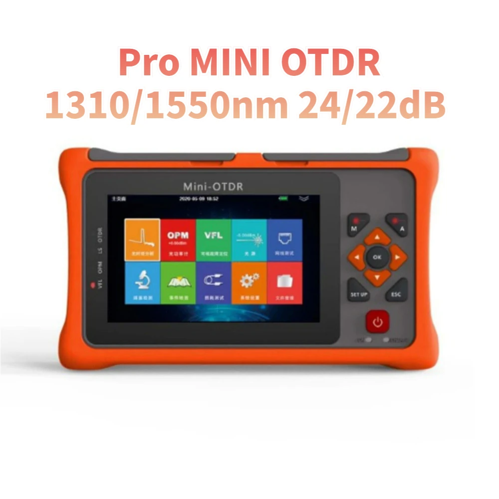 Pro Mini Otdr 1310/1550nm 24/22db Fiber Optic Reflectometer Touch ...