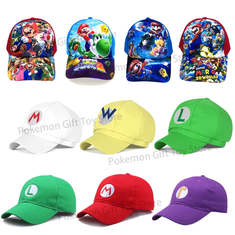 Gorra de béisbol de Super Mario Bros para hombre y mujer, gorro ...