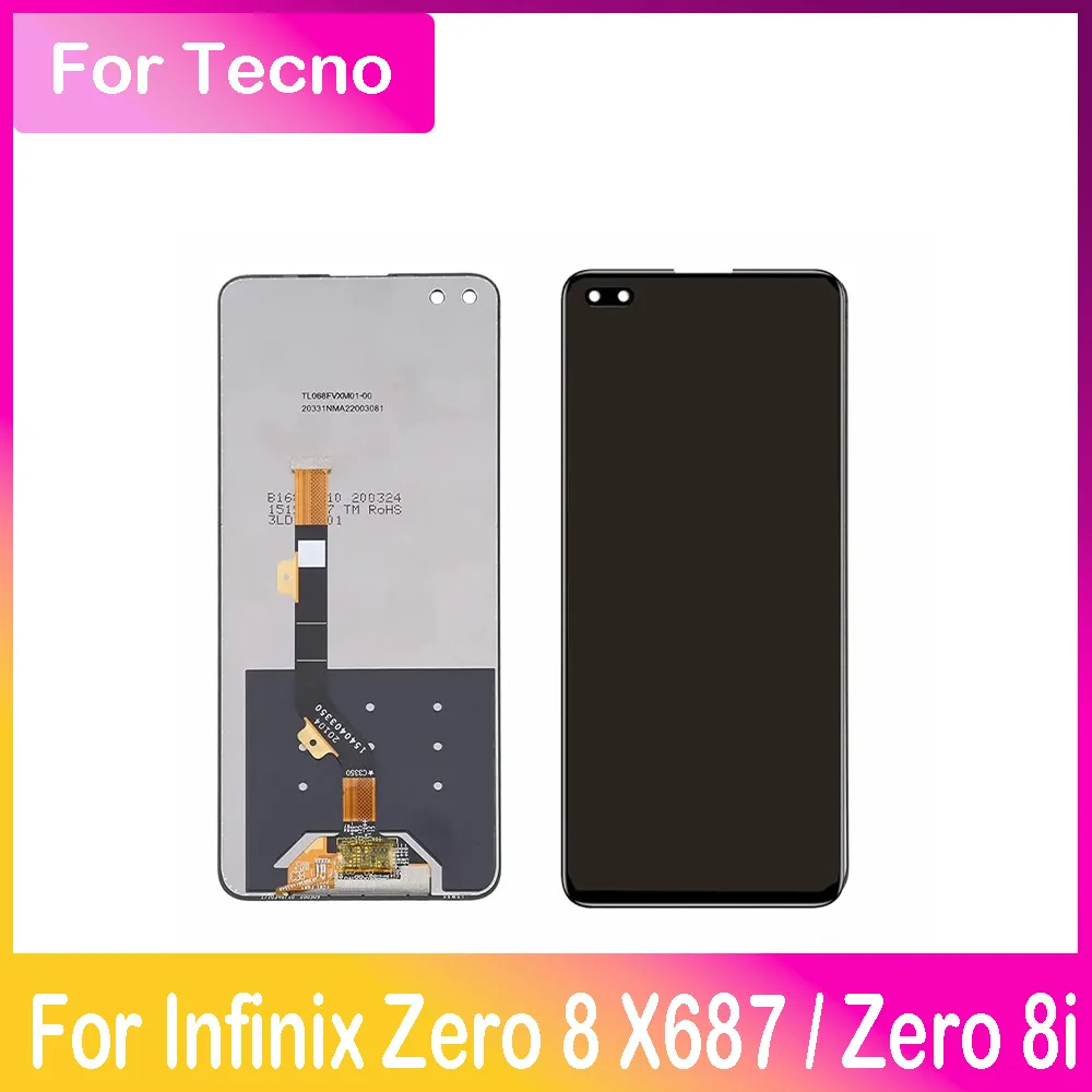 Pantalla-LCD-de-6-85-pulgadas-para-Infinix-Zero-8-X687-Zero-8i-montaje ...