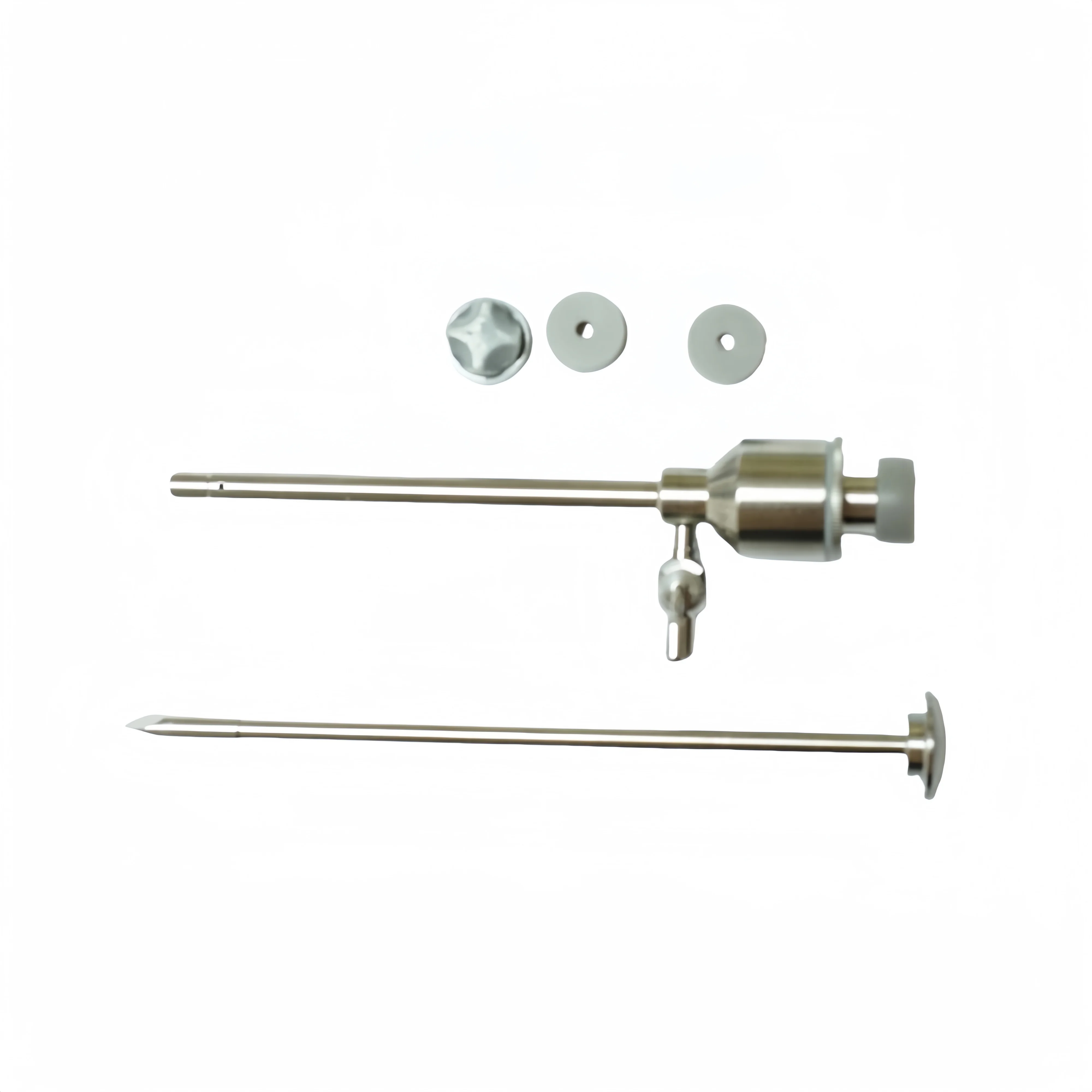 Medical-Laparoscopic-Trocars-5-10mm-Reusable-Puncture-Cannula-Press ...