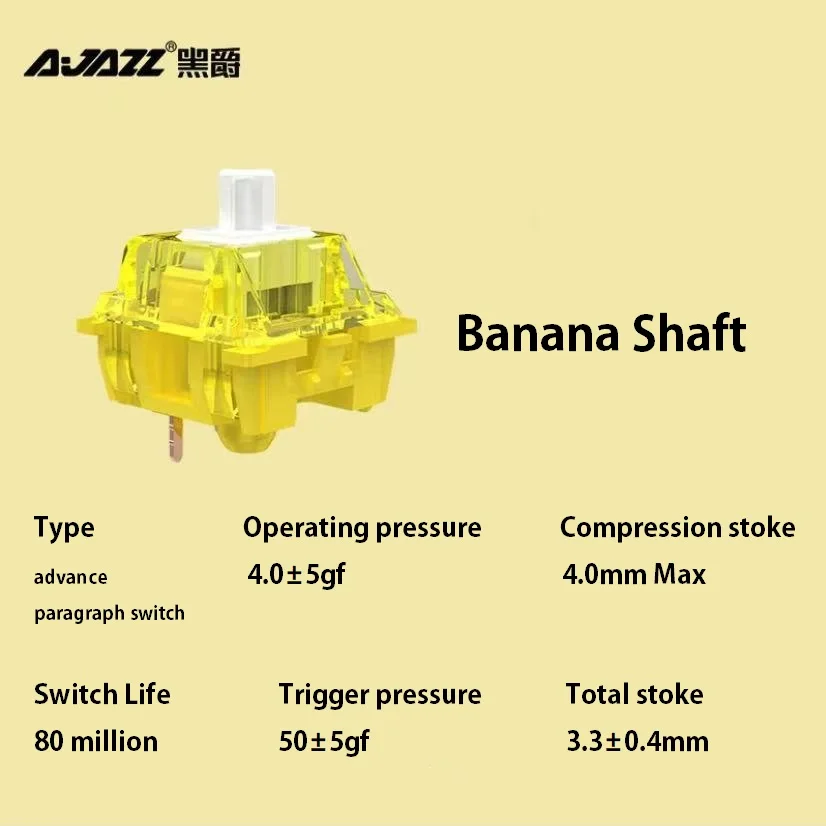 Ajazz Oiced Fruit Switch 3 Pin Huanno Switch Banana Kiwi Blueberry ...