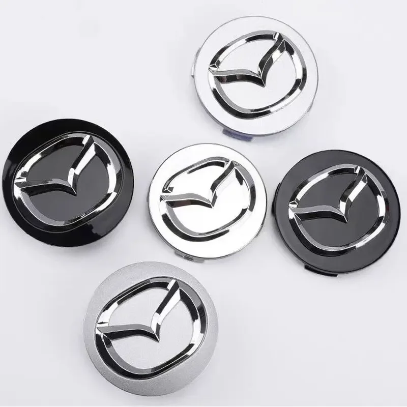 4 Uds 63mm 65mm tapacubos de centro de rueda de coche tapas emblema ...
