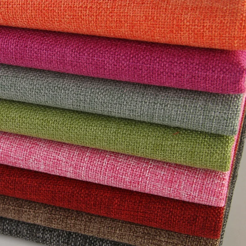 Plain-Color-Sofa-Fabric-Thickened-Coarse-Linen-Cotton-Linen-Style ...