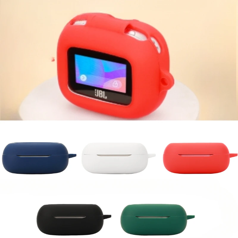 For JBL LIVE FLEX 3 Case Solid Color Silicone Bluetooth Earphone Cover ...