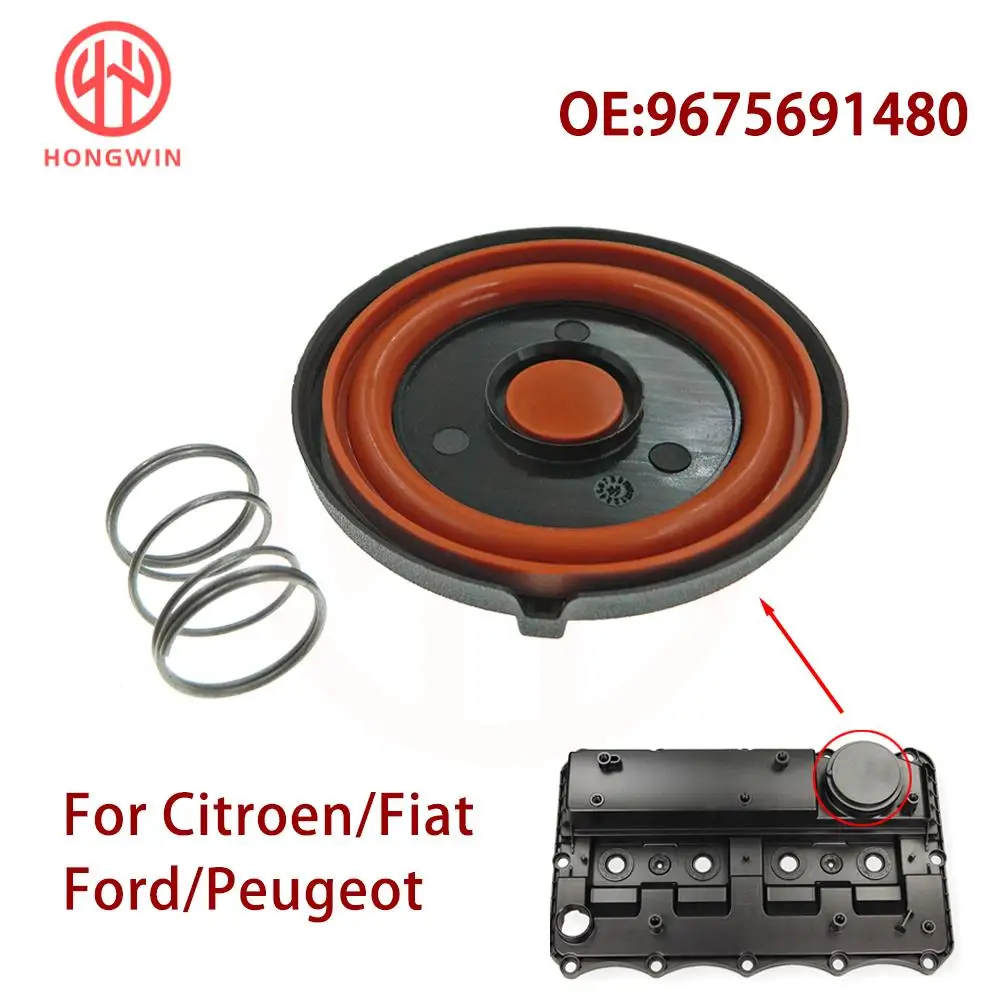 9675691480-Engine-PCV-Valve-Cover-Repair-Kit-With-Membrane-For-Peugeot ...