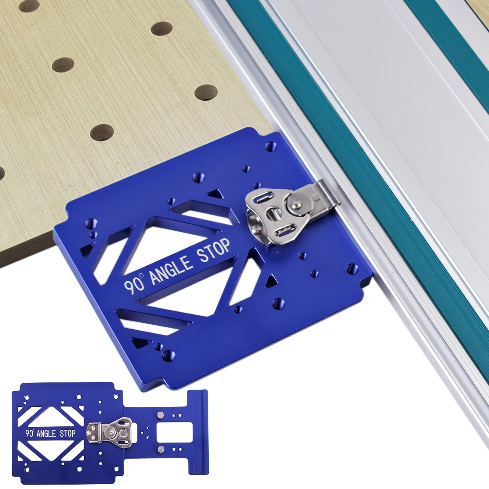 New-Track-Saw-Square-Guide-Rail-Clamp-Woodworking-90-Degree-Right-Angle ...