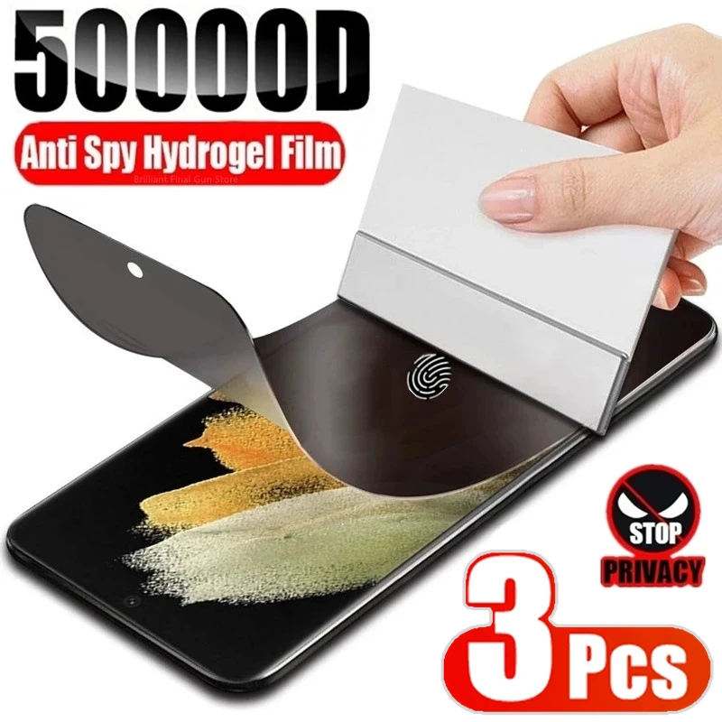Anti-Spy-Hydrogel-Film-for-Samsung-S21-S23-S22-Ultra-S8-S9-S10-Plus ...