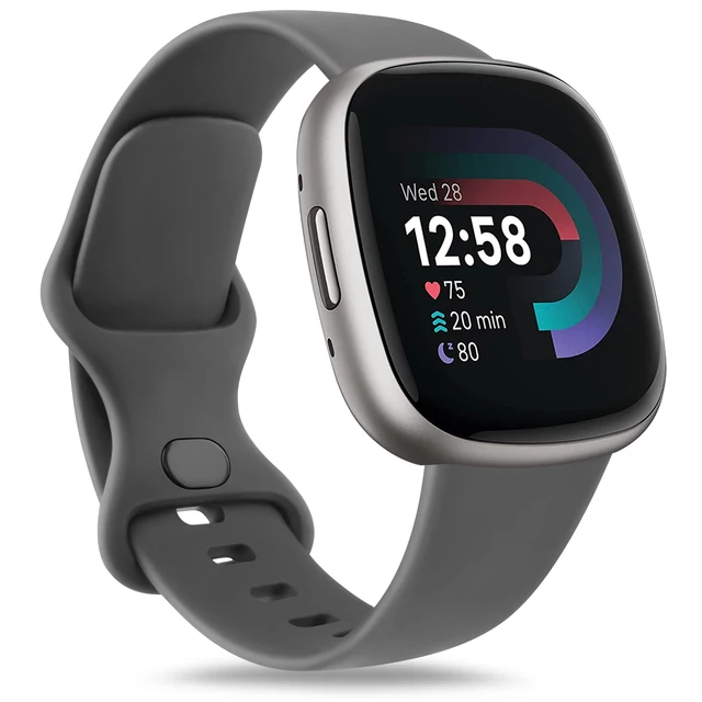 Soft TPU Strap For Fitbit Versa 3/Versa 4 Band Watchband Bracelet ...