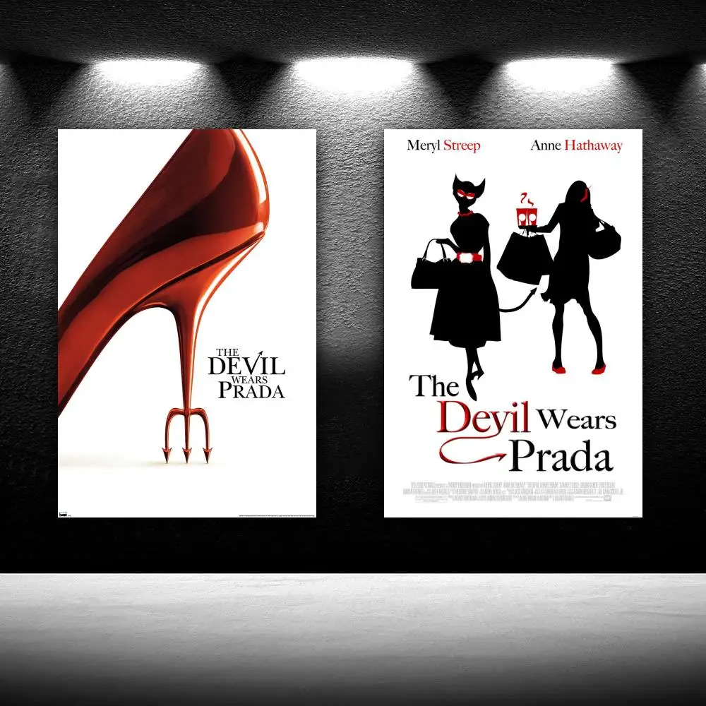 Devil Wears Prada Poster | Prada Print | Painting Calligraphy - Movie ...