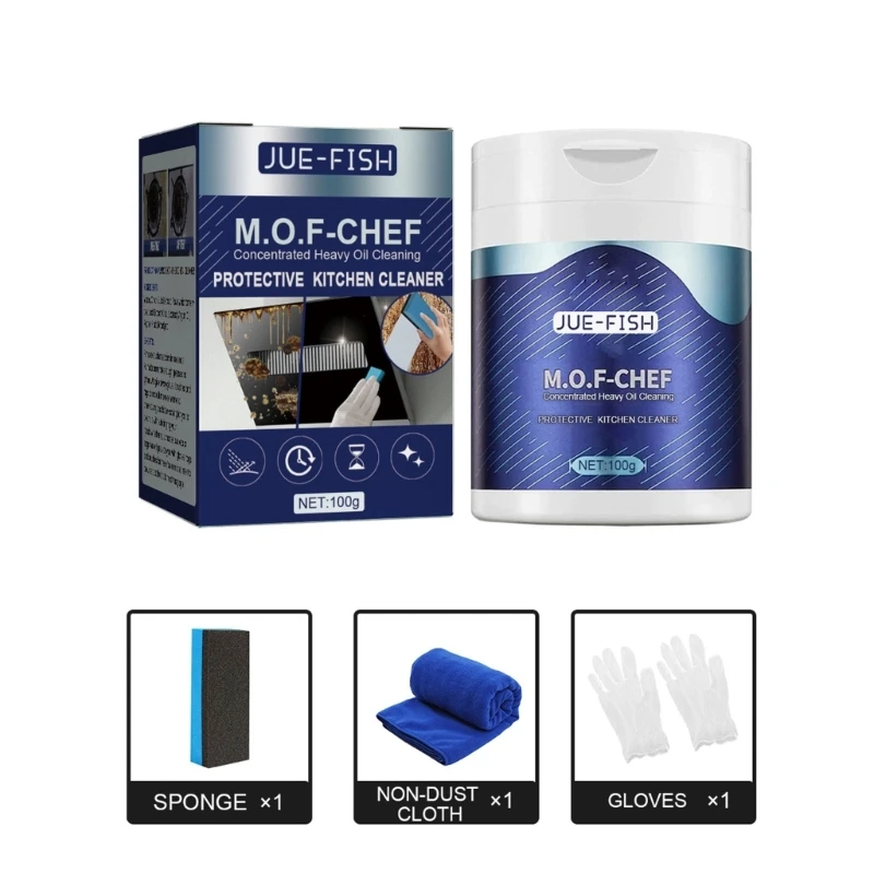 Kitchen Cleaning Powder Concentrated Heavy Oil Pollution Cleaner With ...