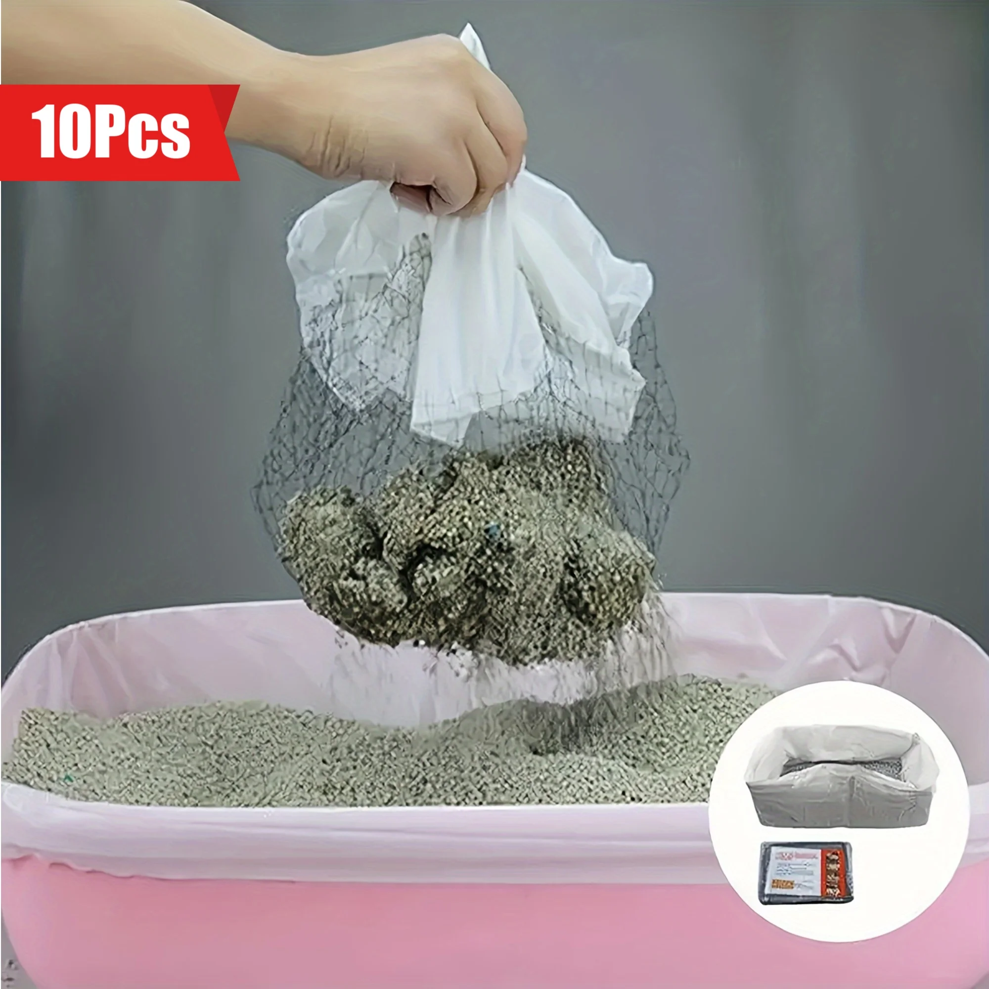 10pcs-Reusable-Cat-Waste-Filters-Hands-Free-Pet-Cat-Faecal-Filters-for ...