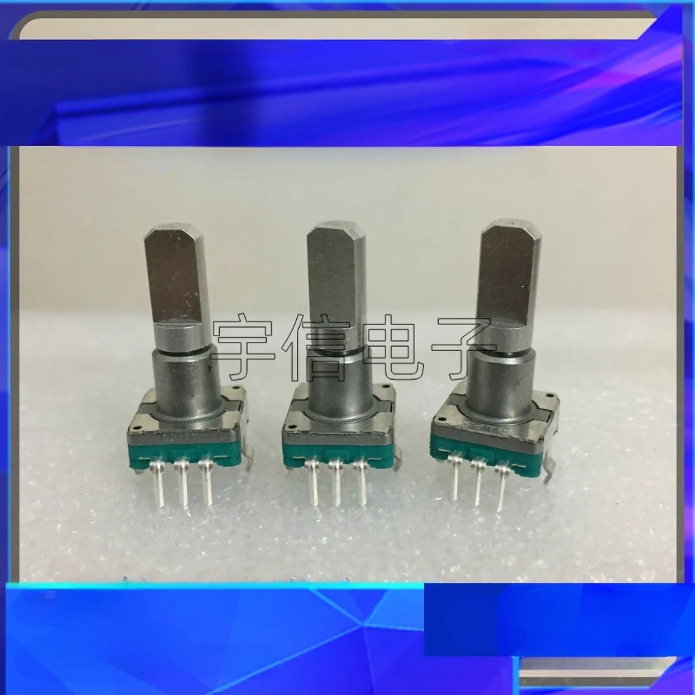 2PCS-EC11E15244G1-Encoder-Key-Switch-30-Positioning-15-Pulse-Half-Shaft ...