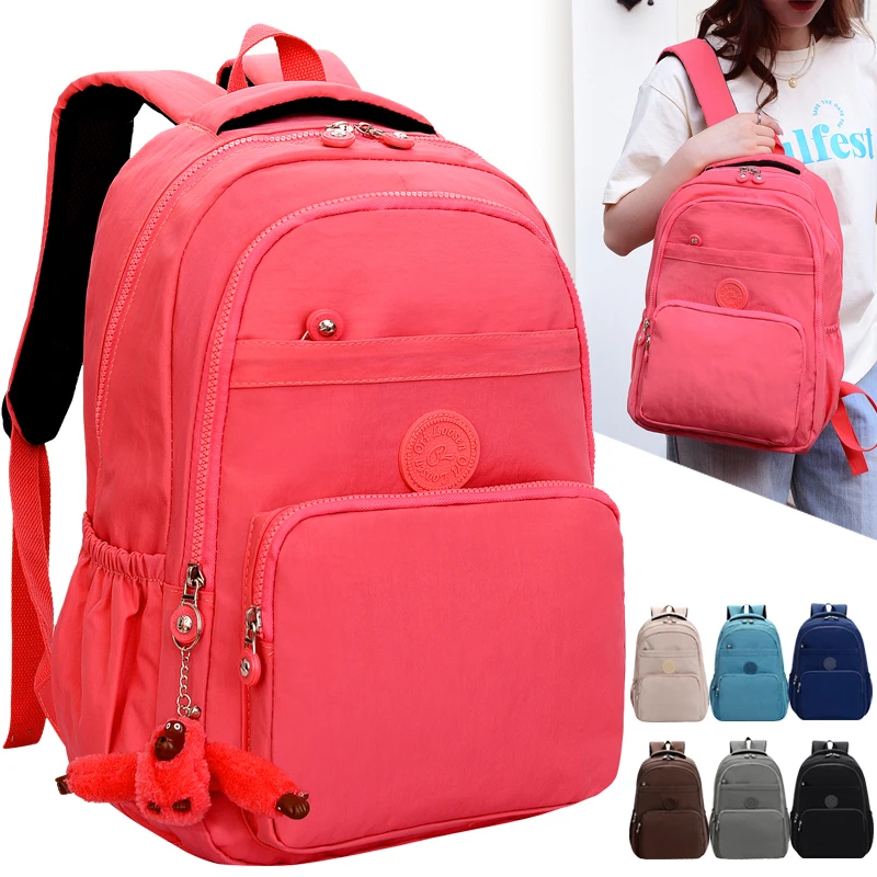 Summer New Nylon Women Backpack Waterproof Large Capacity Travel ...