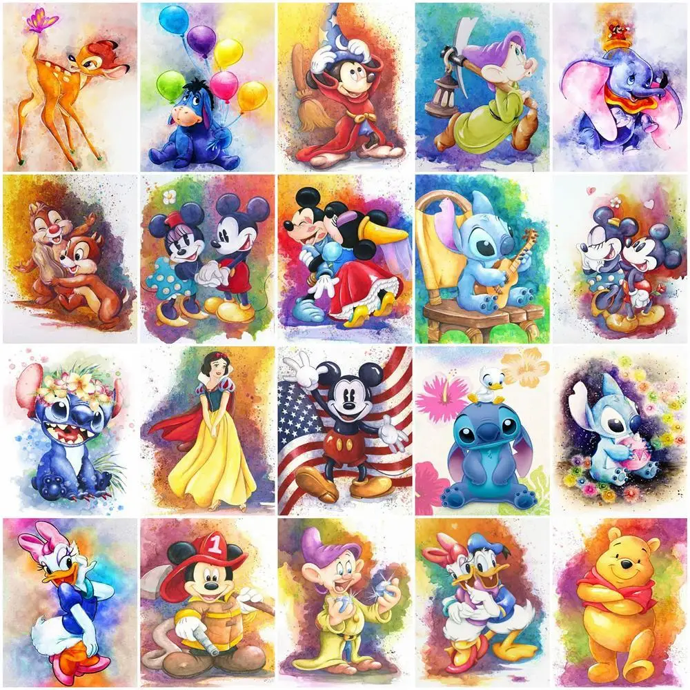 Disney-Mickey-Mouse-Coloring-By-Numbers-Lilo-And-Stitch-Painting-By ...
