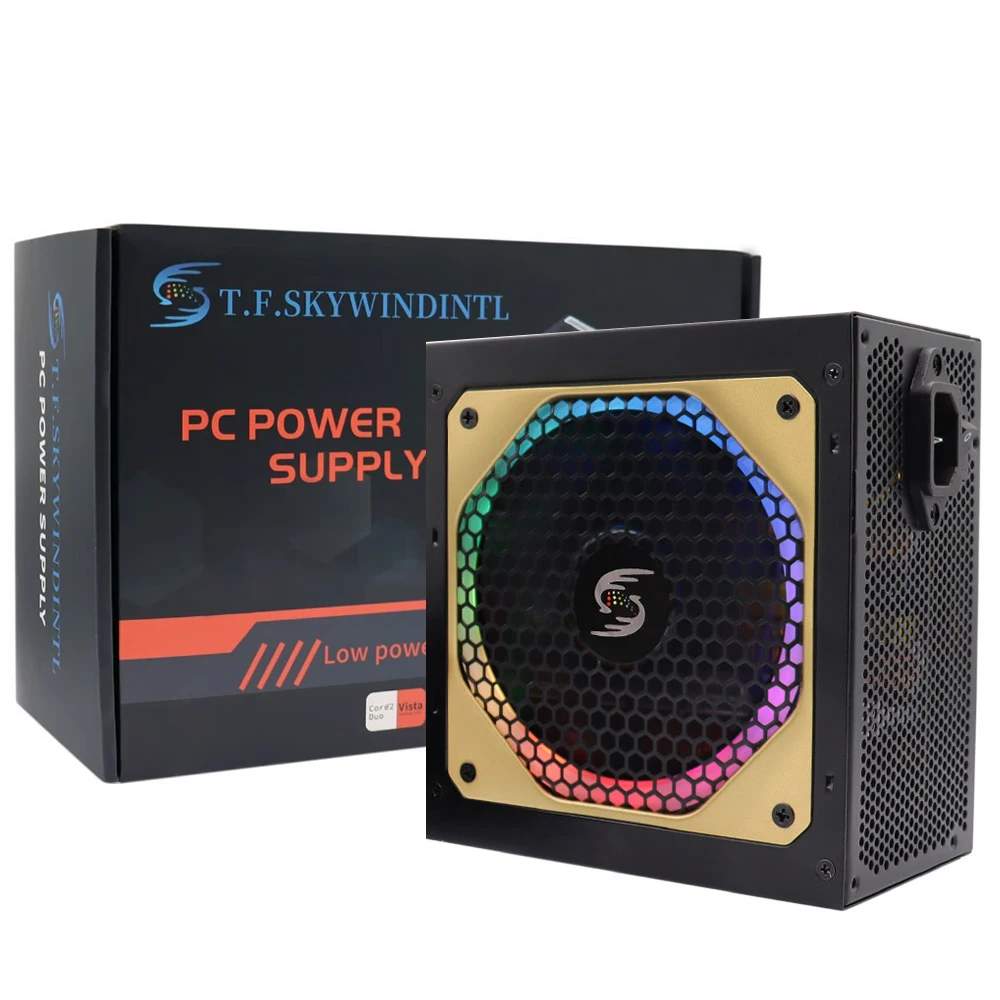 1000w 110v 220v Dual Cpu Pc Power Supply For Computer 1000w Psu 12v Rgb Game Gaming Pfc Silent ...