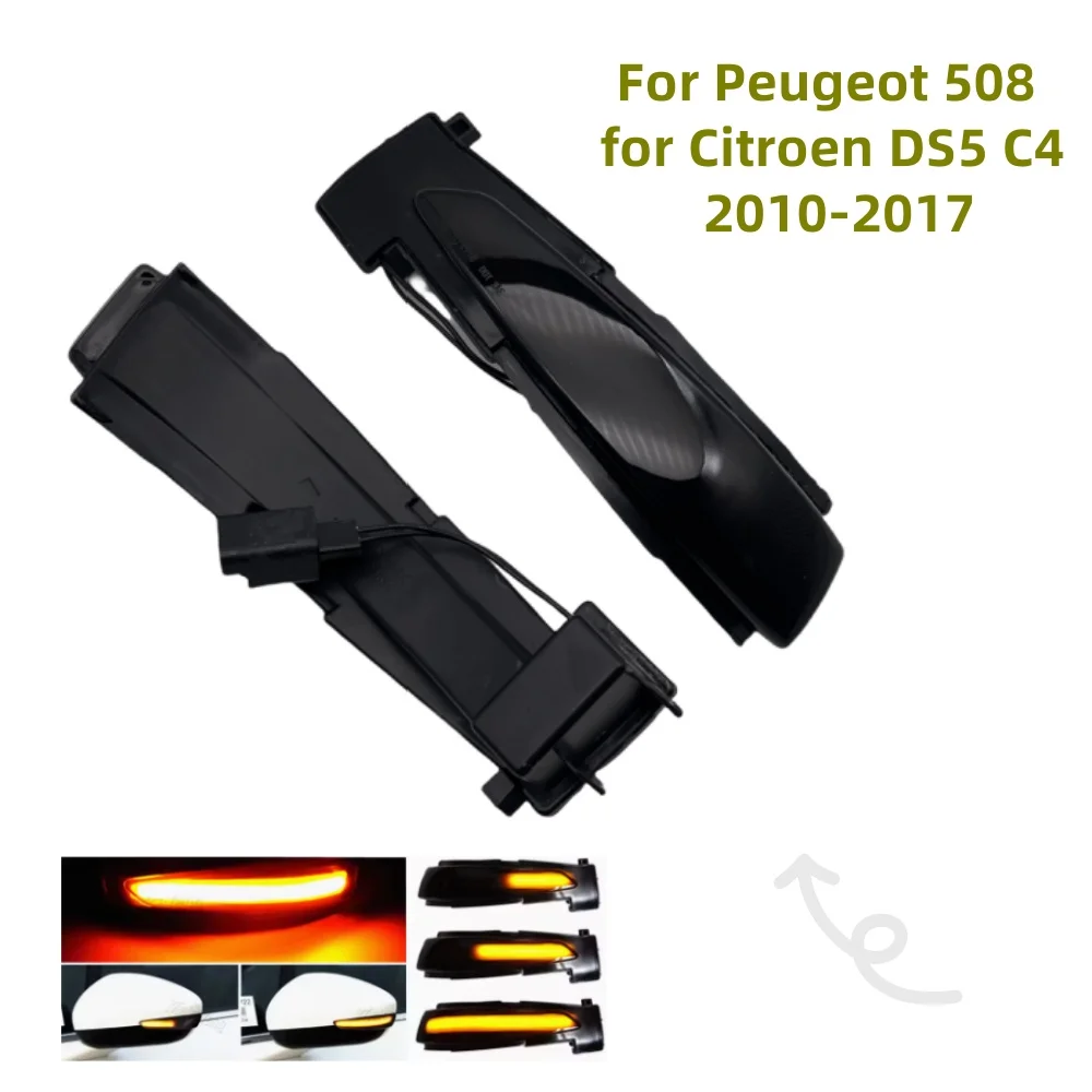 2 Pcs New Dynamic LED Rearview Mirror Indicator Turn Signal Light ...