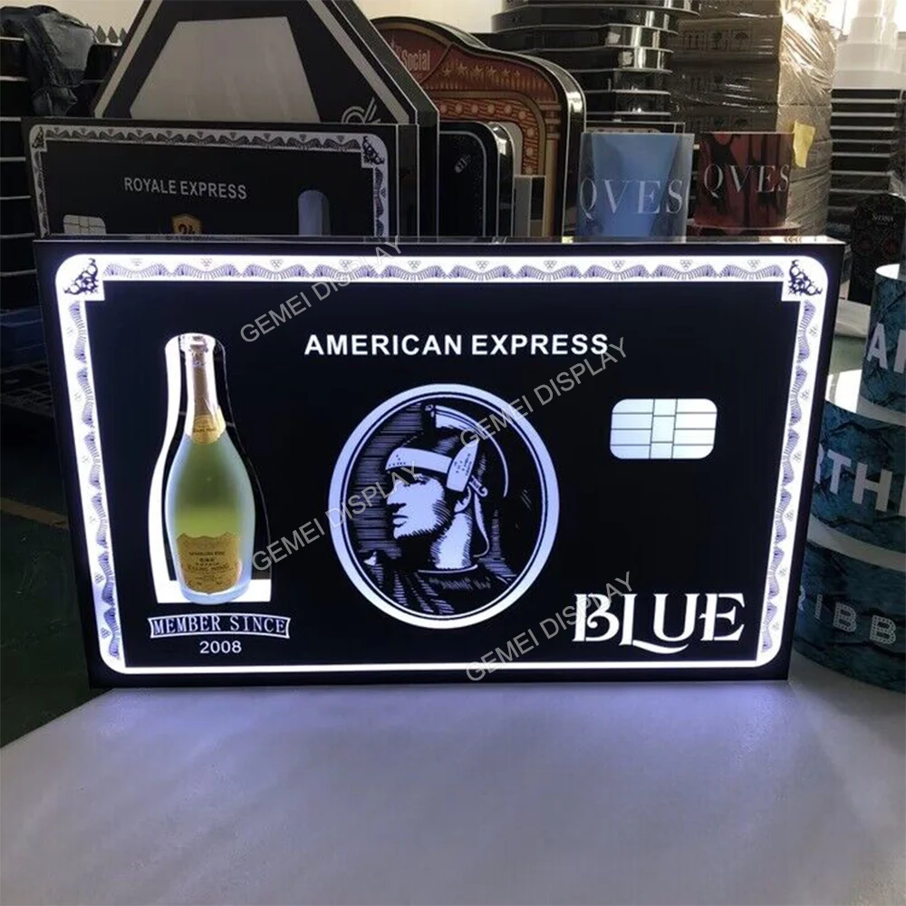 Nighclub-LED-Black-Card-Glorifier-American-Express-Neon-Sign-Baller ...