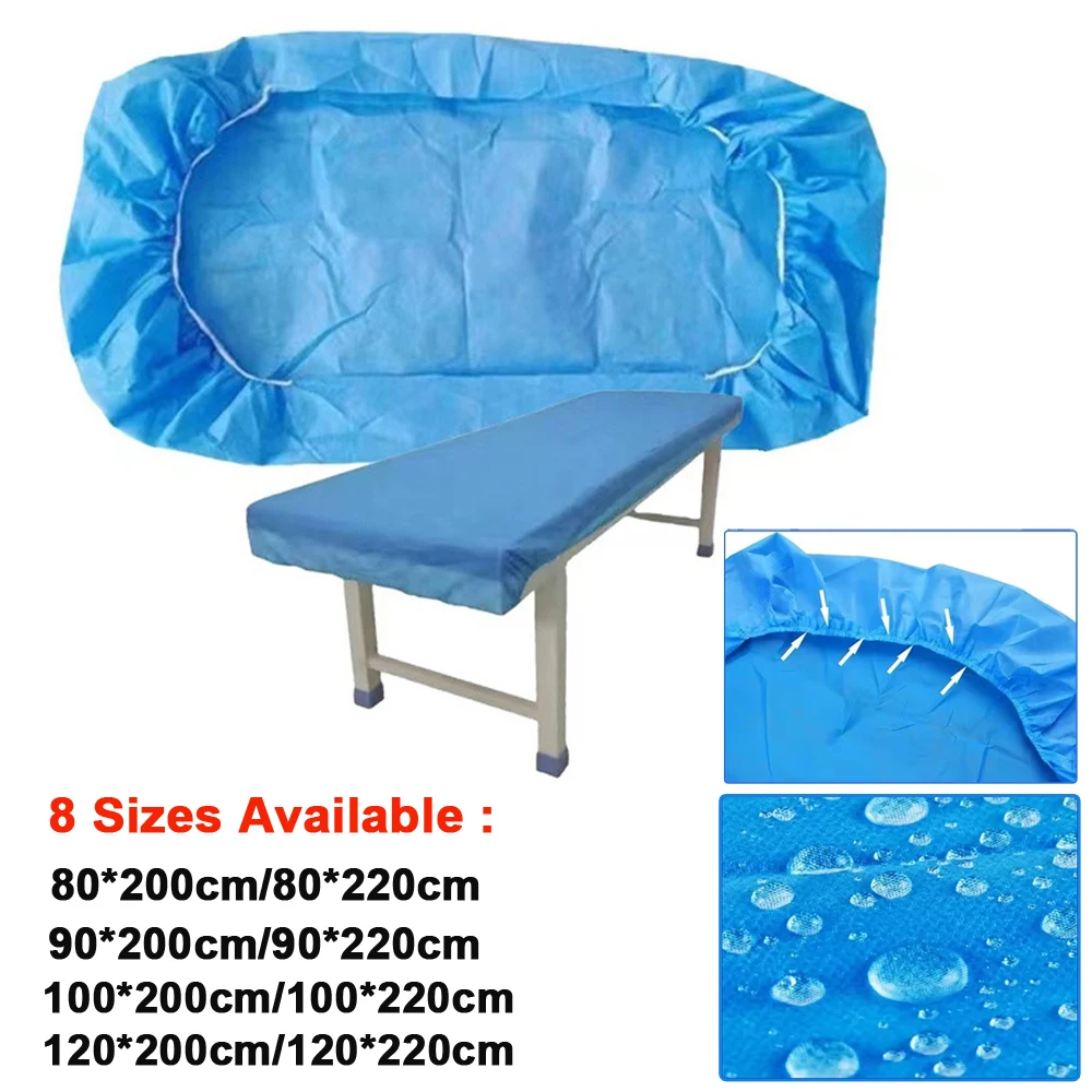 5Pcs Disposable Medical Bed Cover Non-woven Two-end Elastic Bed Cover ...