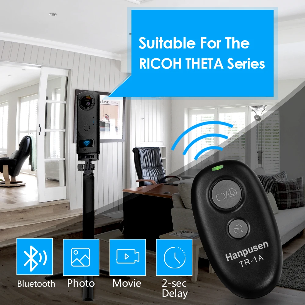 New-Wireless-Bluetooth-RICOH-TR-1A-Shutter-Release-Remote-Control ...