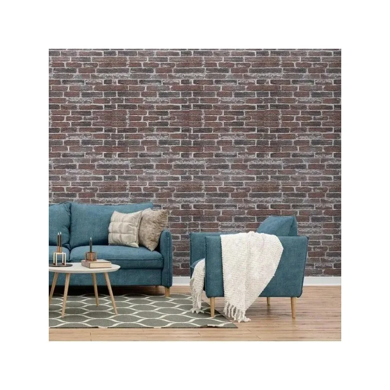 3D-Vintage-Grey-Red-Brick-Wall-Stickers-Waterproof-Self-Adhesive-Wall ...
