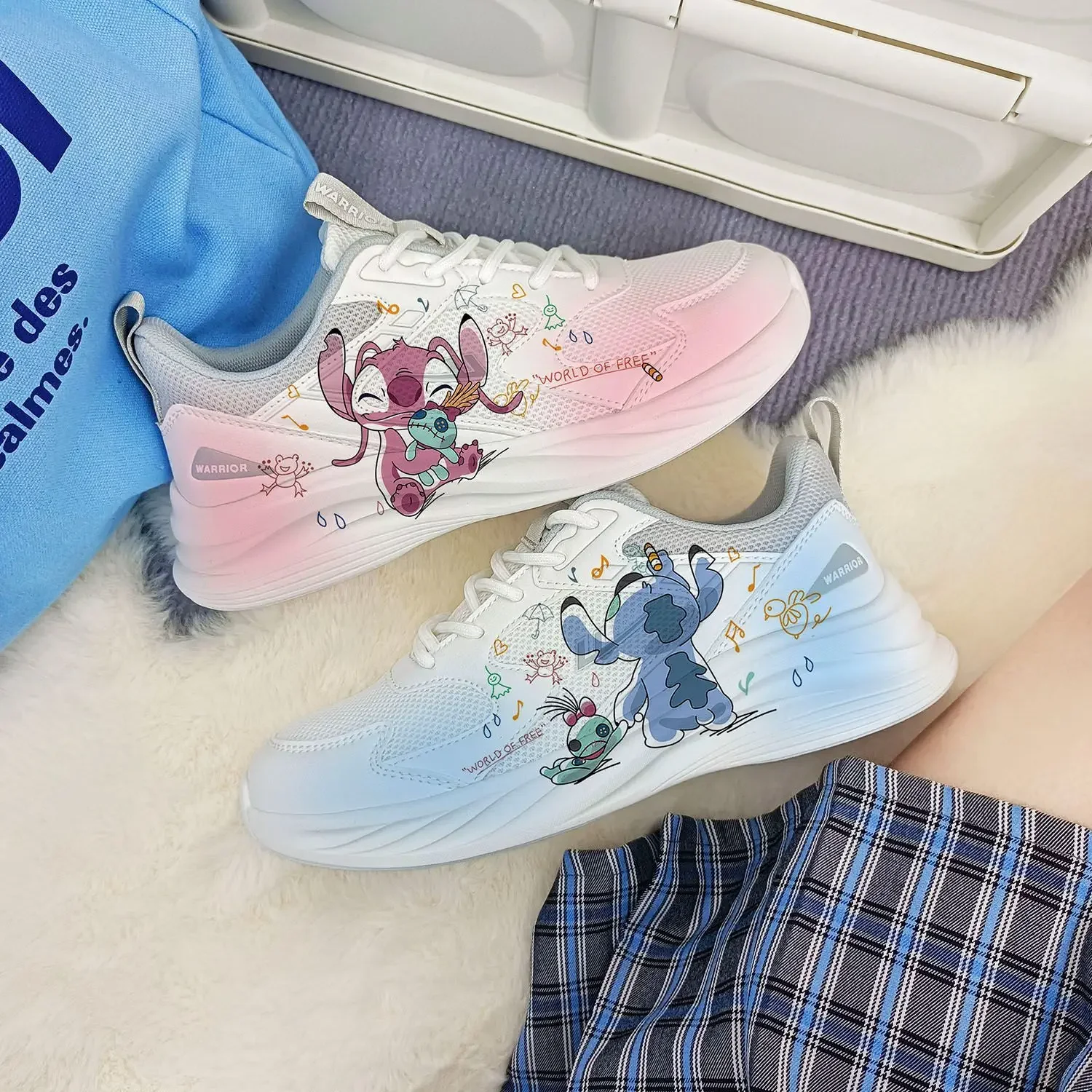 Disney-girls-Stitch-princess-cute-Casual-shoes-non-slip-soft-bottom ...