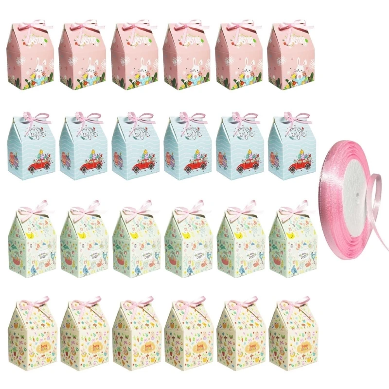 12-24Pcs-Easter-Bunny-Paper-Gift-Packing-Bags-Valentines-Day-Rabbit ...