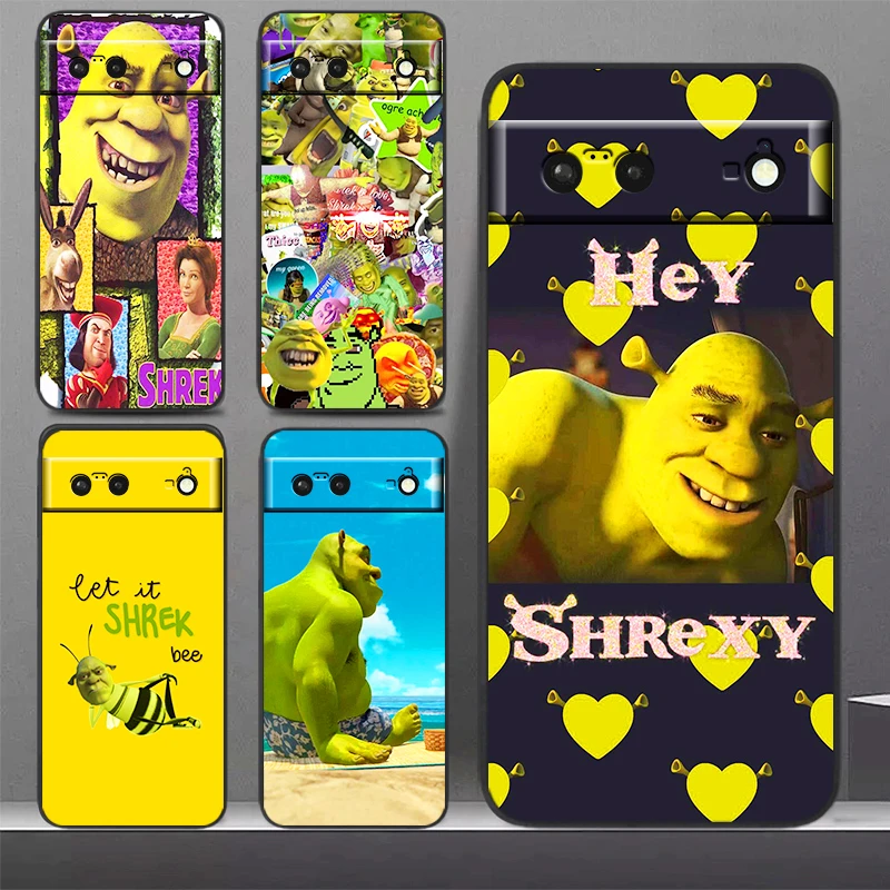 Filme anime shrek arte caso de telefone para google pixel 7 6 pro 6a 5a ...