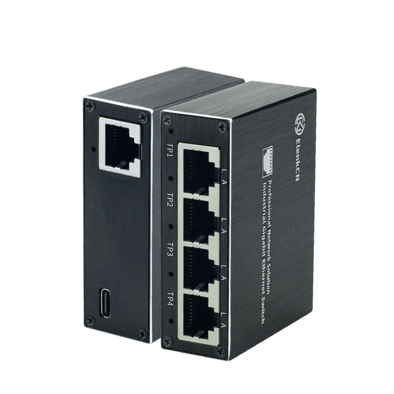 Mini-Ethernet-Switch-Gigabit-Industrial-Grade-Switch-4-Port-Support ...