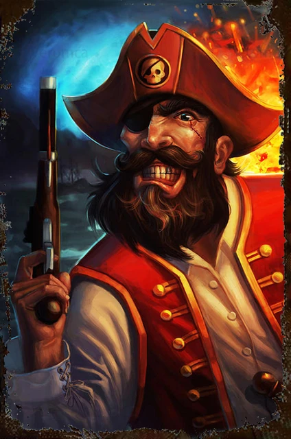 Pirate Captain Art