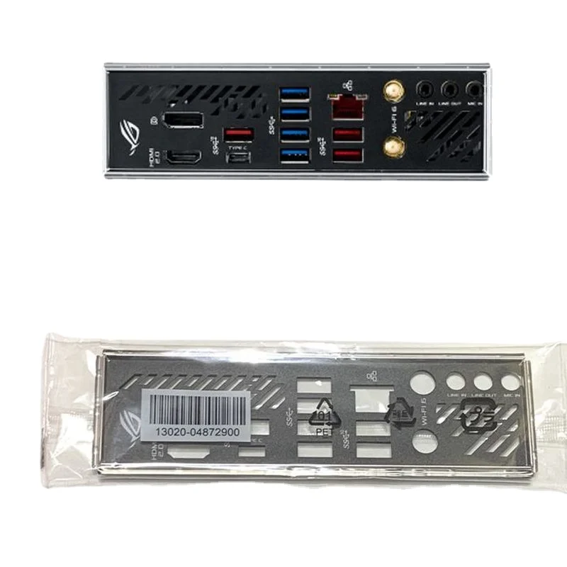 ASUS ROG STRIX X570 I GAMING 컴퓨터 섀시 마더보드 백플레이트 I/O용 오리지널 IO 쉴드 백 플레이트 ...