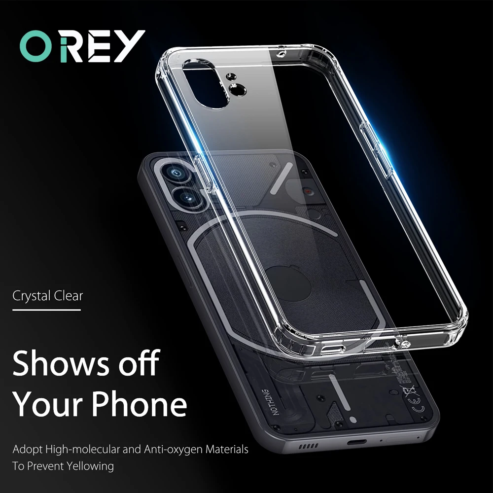 Clear Silicone Phone Case For Nothing Phone 1 One Case Camera ...