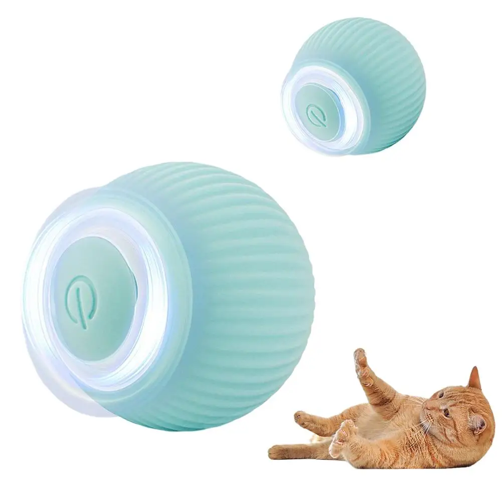 4.3cm Pet Cat Ball Brinquedos Usb Recarregável Bouncing Balls Motion ...
