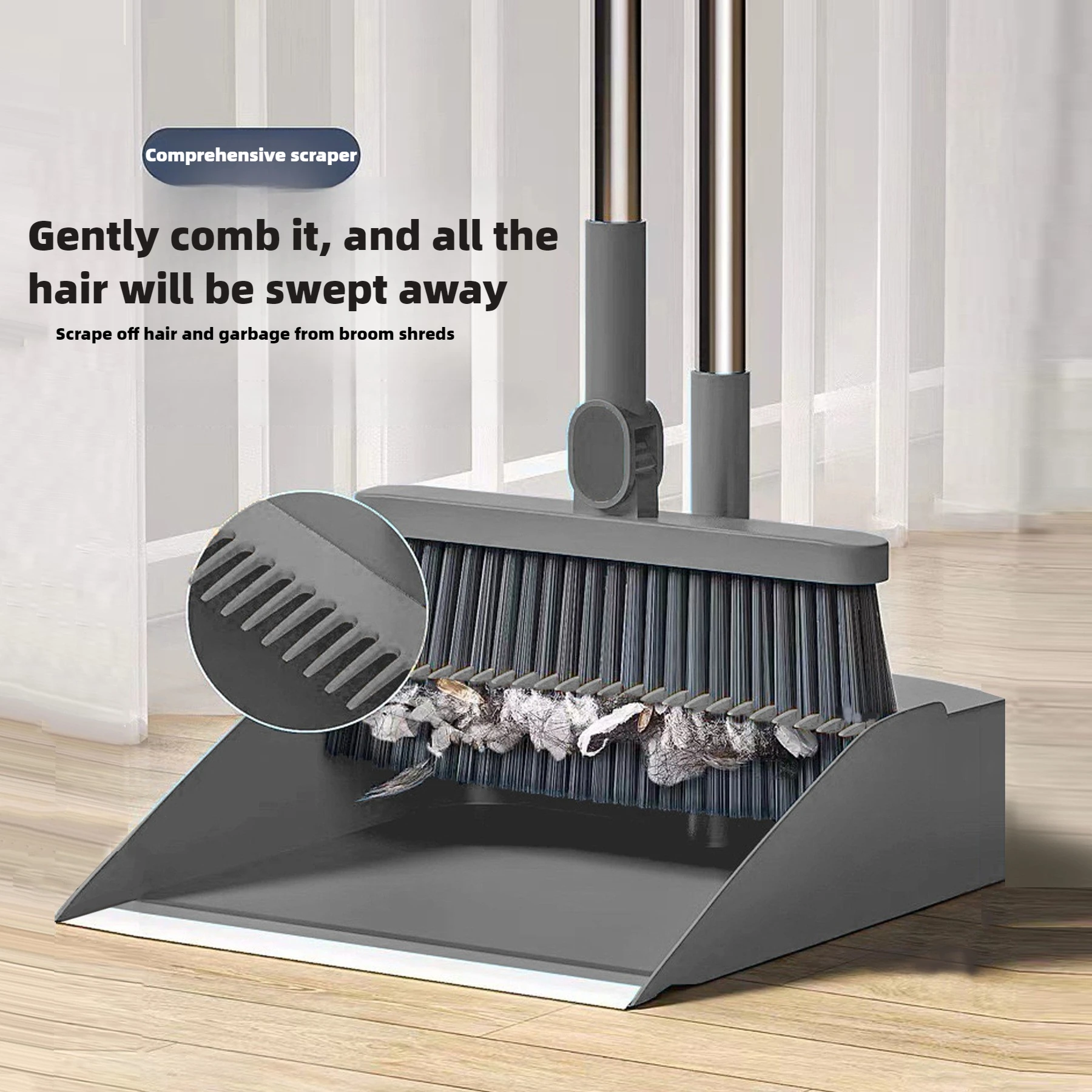 Brush-And-Shovel-Broom-And-Dustpan-Combination-Set-Vertical-Folding ...