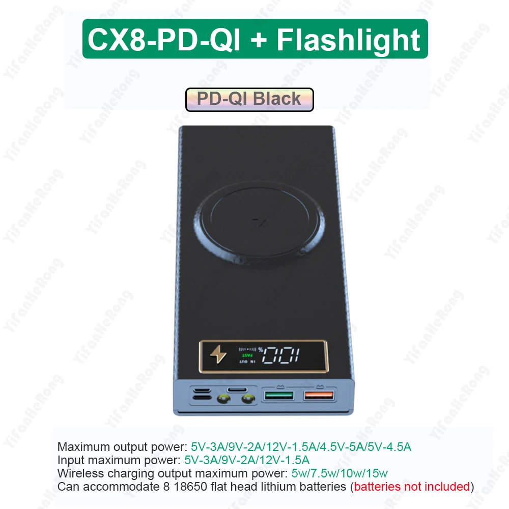 Dual-USB-Micro-USB-Type-C-Power-Bank-Shell-5V-DIY-Shell-18650-Holder ...