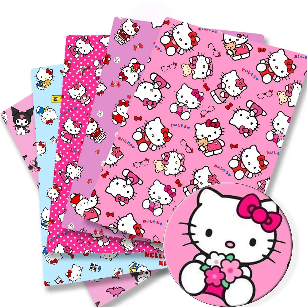 Hello-Kitty-Christmas-sanrio-Cartoon-cotton-fabric-Patchwork-Tissue-Kid ...