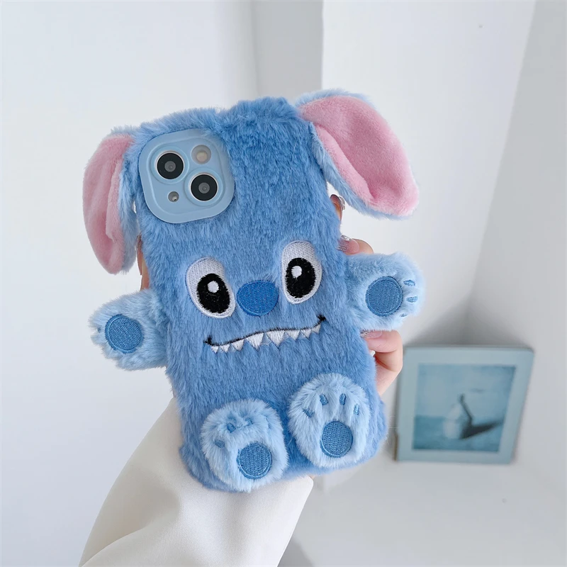 Soft-Stitch-Plush-Phone-Case-For-Samsung-Galaxy-A13-A14-A15-A23-A24-A33 ...