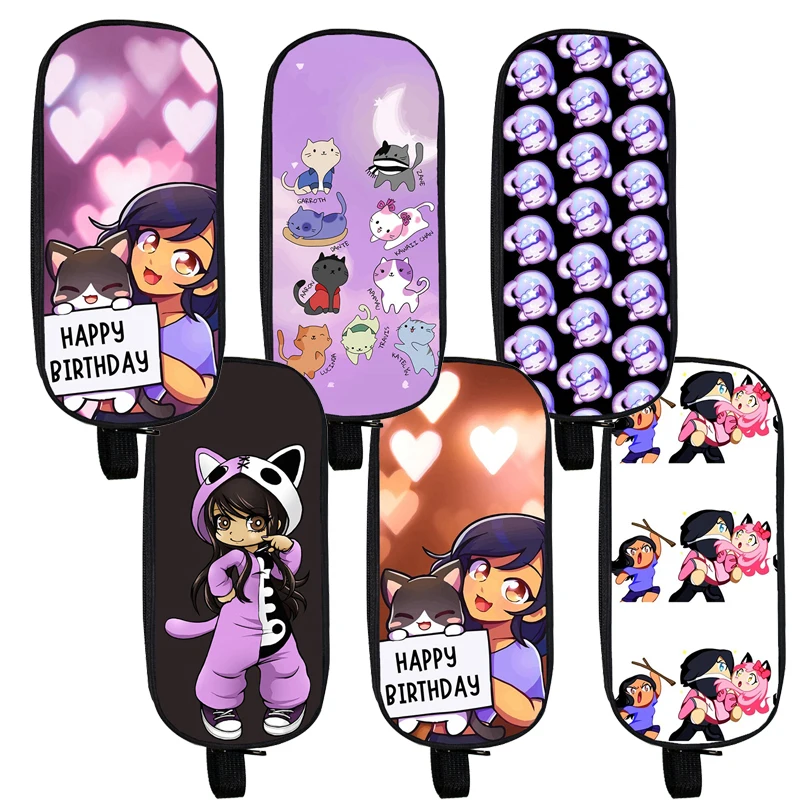 Aphmau Cosmetic Cases Pencil Case Box Stationery Storage Pencil Bag ...