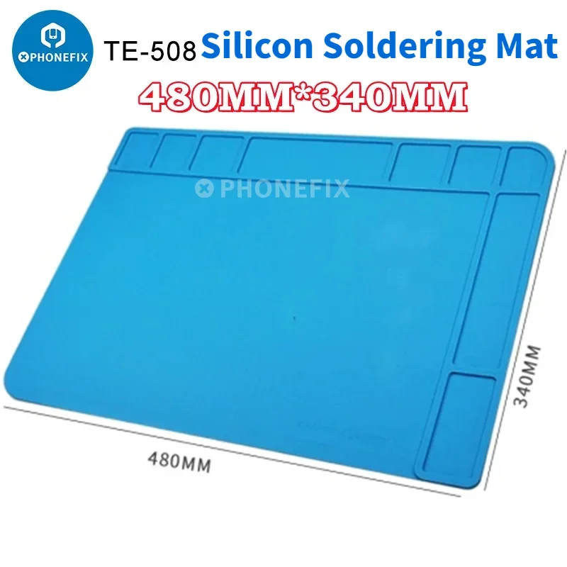 Thick-Durable-Silicon-Soldering-Mat-ESD-Thermal-Heat-Insulation-Working ...