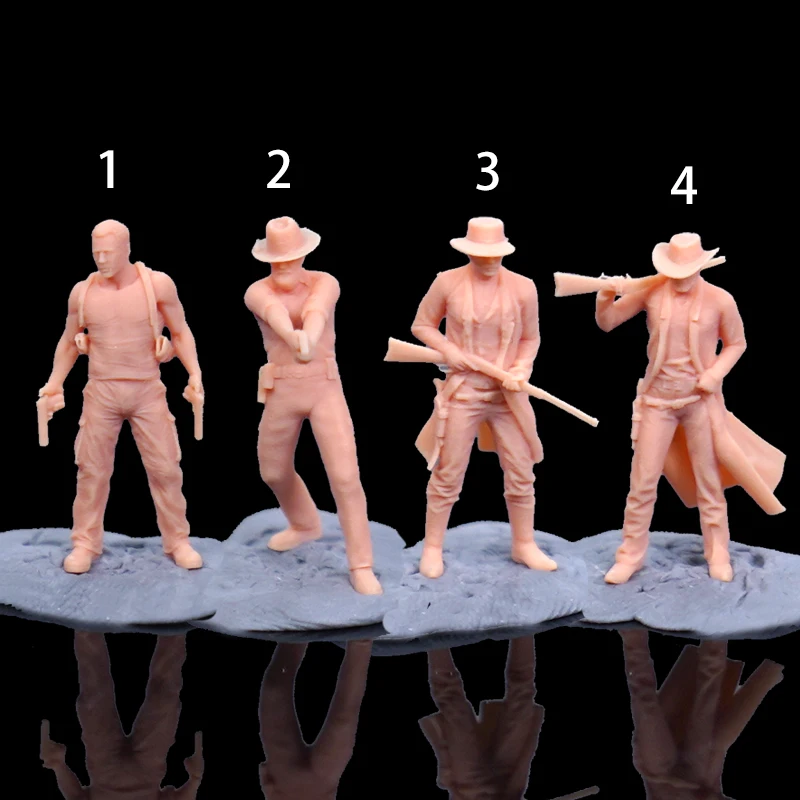 1-64-1-43-Figure-American-Western-Cowboy-Miniature-Model-Sand-Table ...