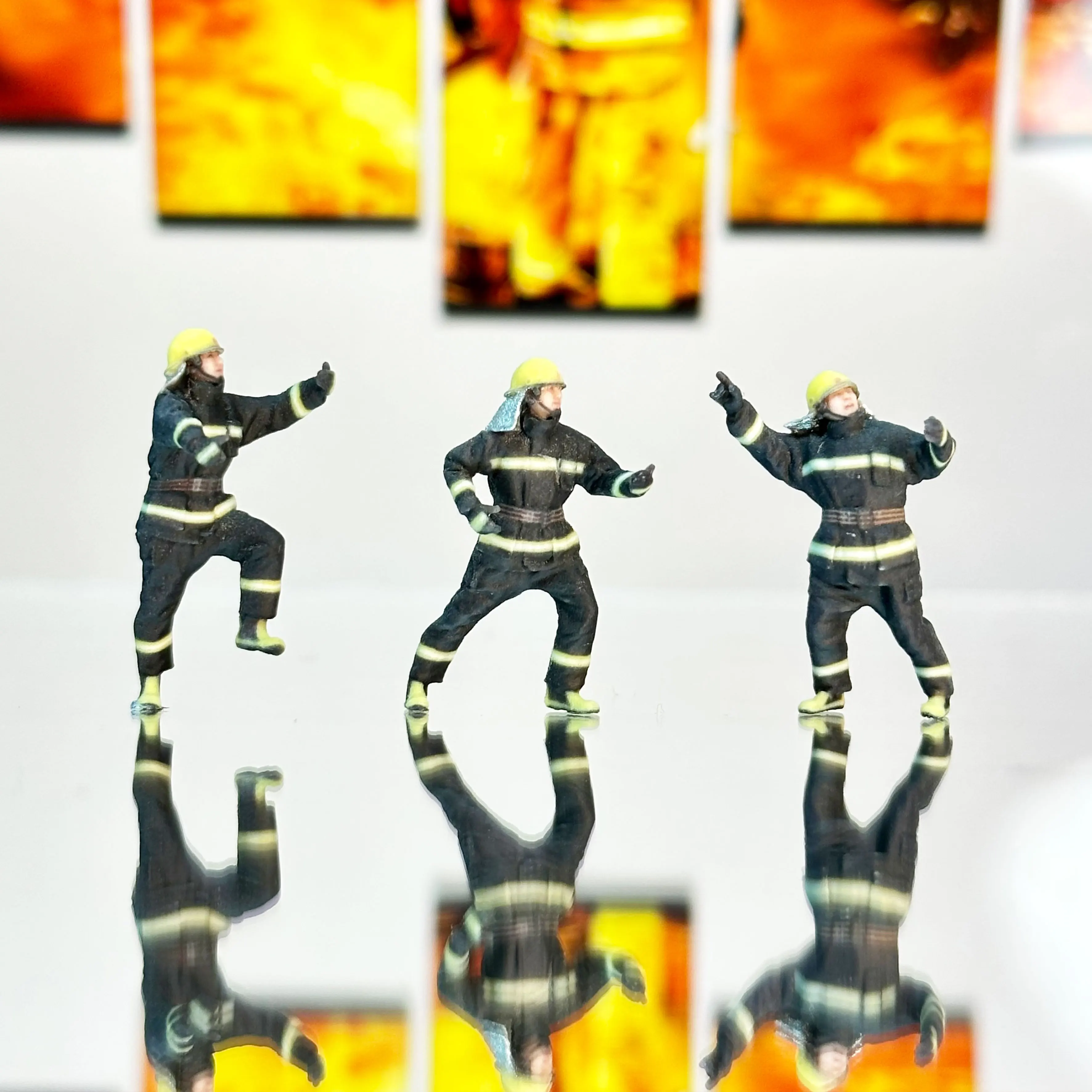 3D miniature puppet 1:87 1:72 1:64 1:50 1:43 noch Fire protection ...