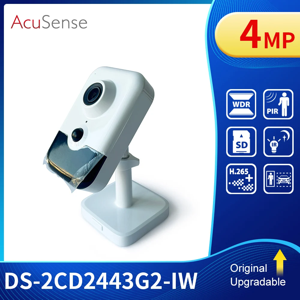 No-Logo-OEM-Hik-DS-2CD2443G2-IW-4MP-AcuSense-IP-WIFI-Camera-Cube-POE ...