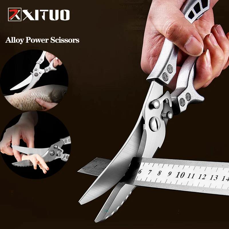 Kitchen Scissors Stainless Steel Heavy Duty | Stainless Steel Scissors ...