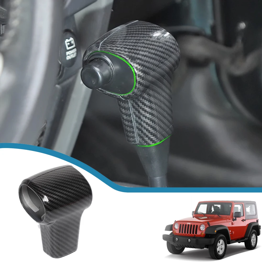 Car-Gear-Shift-Head-Knob-Decoration-Cover-Stickers-for-Jeep-Wrangler-JK ...