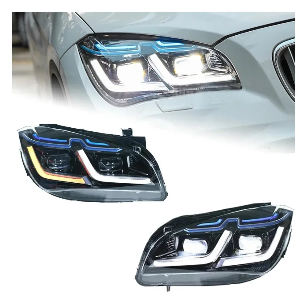For-BMW-X1-E84-LED-Headlight-2010-2015-Headlights-F49-DRL-Turn-Signal ...