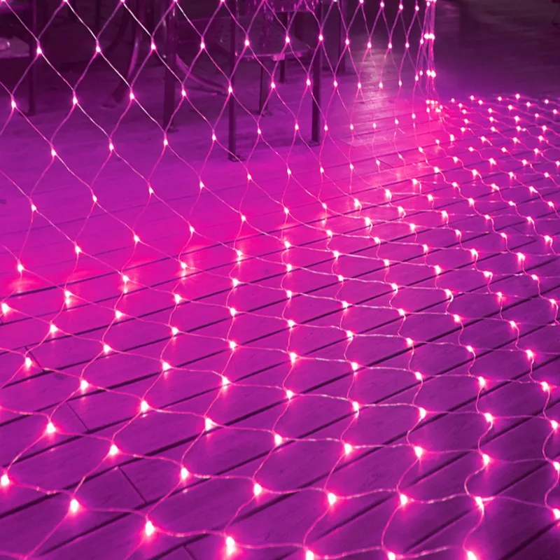 220V-110V-Net-LED-String-Lights-1-5x1-5m-3X2M-6X4M-Christmas-Lights ...