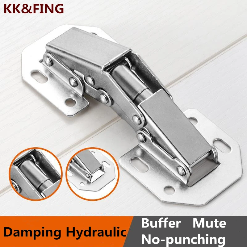 KK&FING Bridge Hinge 90 Degree ydraulic Buffer Cabinet Hinge No ...