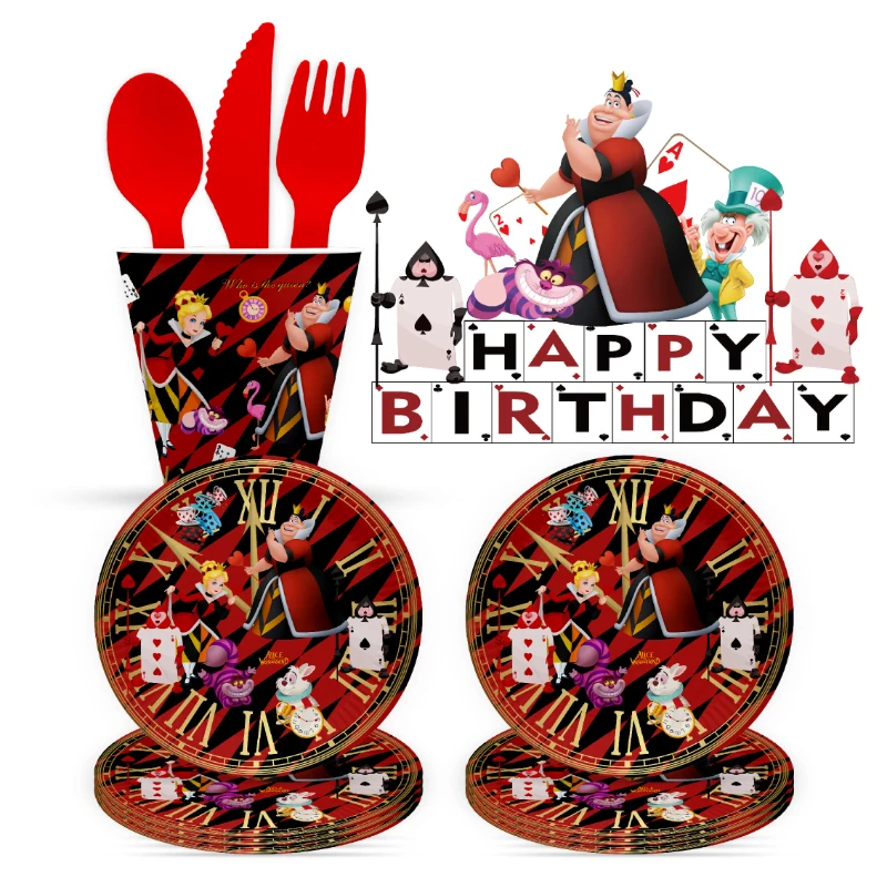 Alice-In-Wonderland-Birthday-Decorations-Happy-Birthday-Banner ...